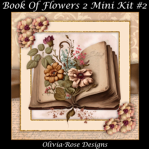 Book Of Flowers 2 Mini Kit #2 - CUP1196183_104105 | Craftsuprint