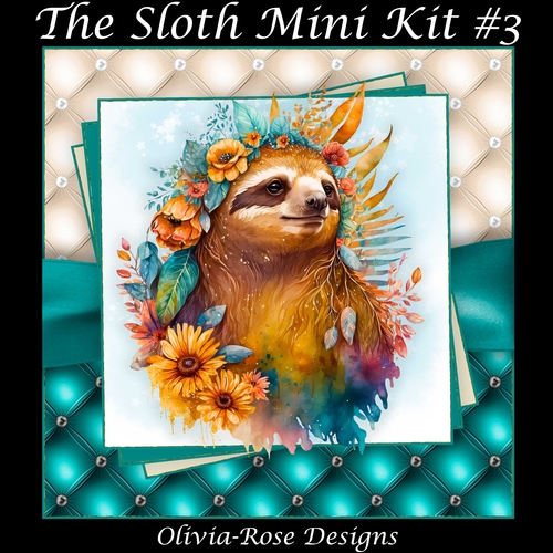 The Sloth Mini Kit #3 - CUP1199733_104105 | Craftsuprint