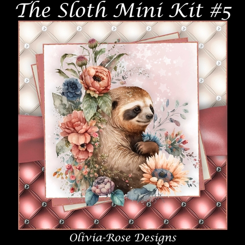 The Sloth Mini Kit #5 - CUP1199750_104105 | Craftsuprint