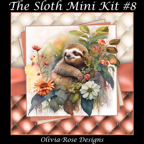 The Sloth Mini Kit #8 - CUP1199770_104105 | Craftsuprint