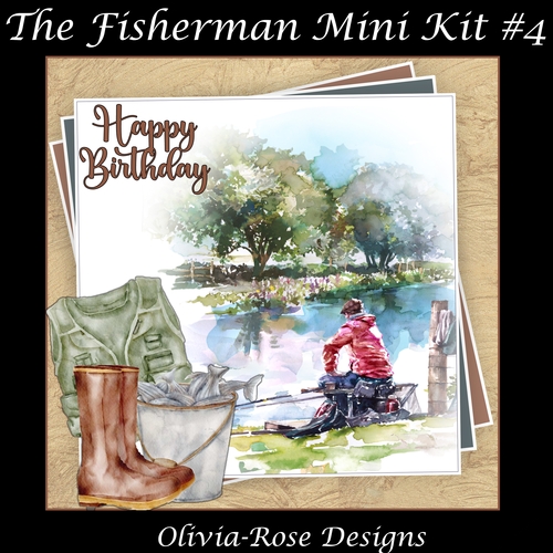 The Fisherman Mini Kit#4 - CUP1204287_104105 | Craftsuprint