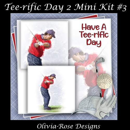Tee-rific Day 2 Mini Kit #3 **Includes card front with no text or ...