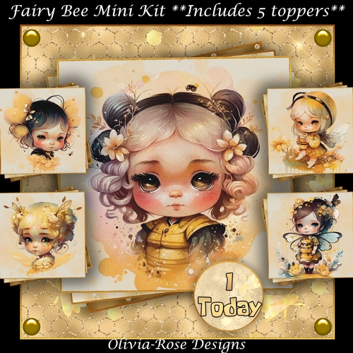 Fairy Bee Mini Kit - CUP1213491_104105 | Craftsuprint