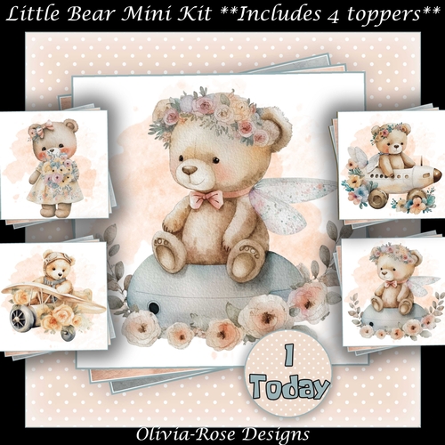 Little Bear Mini Kit - CUP1213718_104105 | Craftsuprint