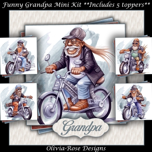Funny Grandpa Mini Kit - CUP1216365_104105 | Craftsuprint