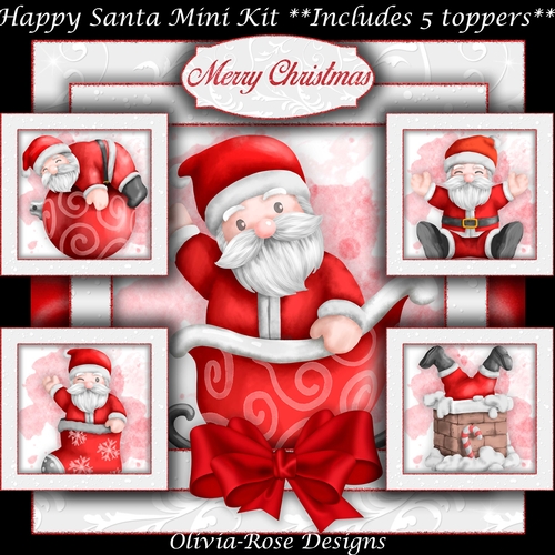 Happy Santa Mini Kit - CUP1217198_104105 | Craftsuprint