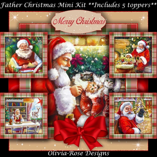 Father Christmas Mini Kit - CUP1217769_104105 | Craftsuprint