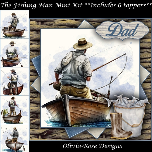The Fishing Man - CUP1218563_104105 | Craftsuprint