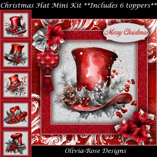 Christmas Hat Mini Kit - CUP1220194_104105 | Craftsuprint