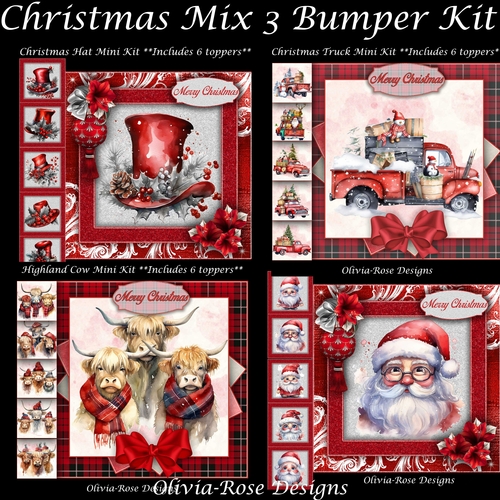 Christmas Mix 3 Bumper Kit - CUP1221106_104105 | Craftsuprint