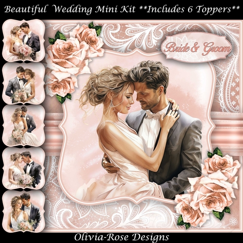 Beautiful Wedding Mini Kit - CUP1228463_104105 | Craftsuprint