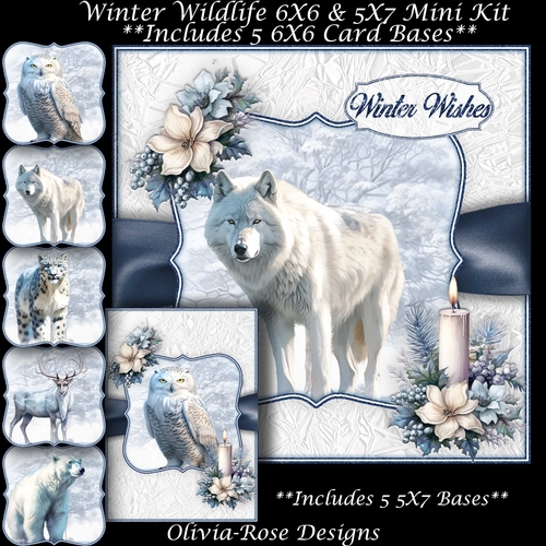 Winter Wildlife Mini Kit - CUP1256322_104105 | Craftsuprint