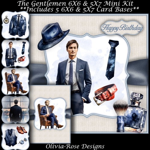 The Gentlemen Mini Kit - CUP1273238_104105 | Craftsuprint