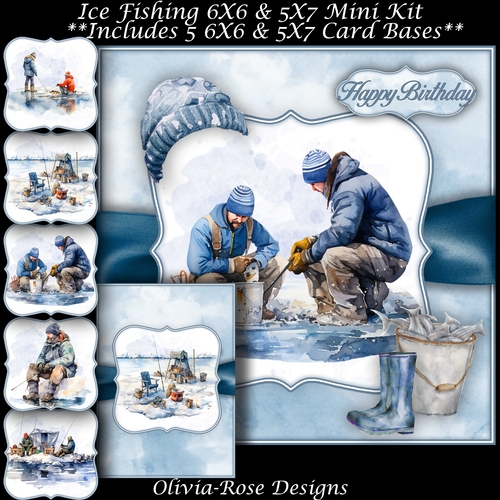 Ice Fishing Mini Kit - CUP1287251_104105 | Craftsuprint