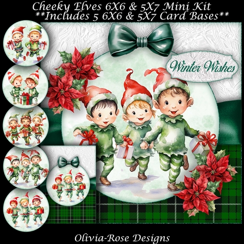 Cheeky Elves Mini Kit - CUP1302556_104105 | Craftsuprint