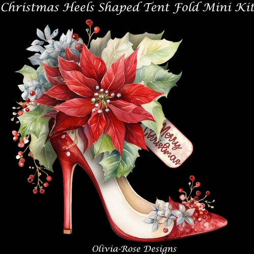 Christmas Heels Shaped Tent Fold MIni Kit - CUP1309502_104105 ...