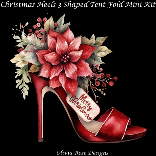 Christmas Heels Shaped 3 Tent Fold MIni Kit - CUP1309529_104105 ...