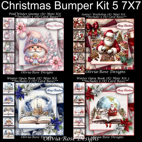 Christmas Bumper Kit 5 7X7 - CUP1315710_104105 | Craftsuprint
