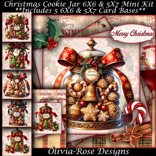 Christmas Cookie Jar Mini Kit - CUP1315798_104105 | Craftsuprint