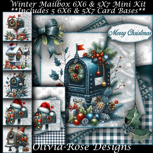 Winter Mailbox Mini Kit - CUP1332882_104105 | Craftsuprint