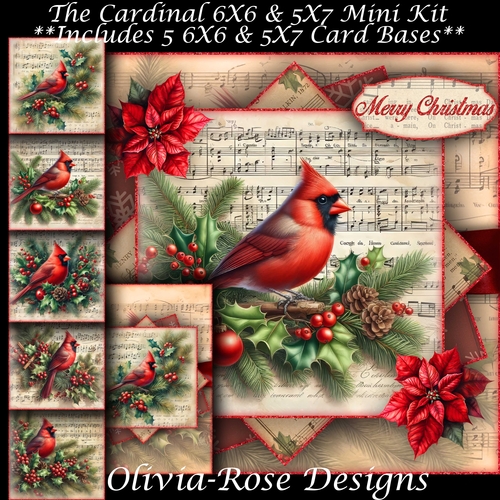 The Cardinal Mini Kit - CUP1344875_104105 | Craftsuprint