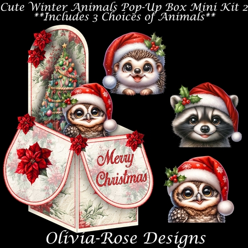 Cute Winter Animals Pop-Up Box Mini Kit 2 - CUP1352711_104105 ...