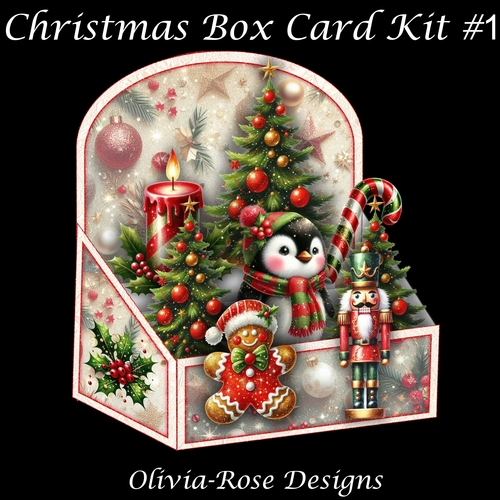 Christmas Box Card Mini Kit #1 - CUP1354340_104105 | Craftsuprint