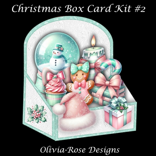 Christmas Box Card Mini Kit #2 - CUP1354488_104105 | Craftsuprint