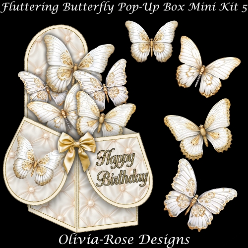 Fluttering Butterfly Pop-Up Box Mini Kit 5 - CUP1358657_104105 ...