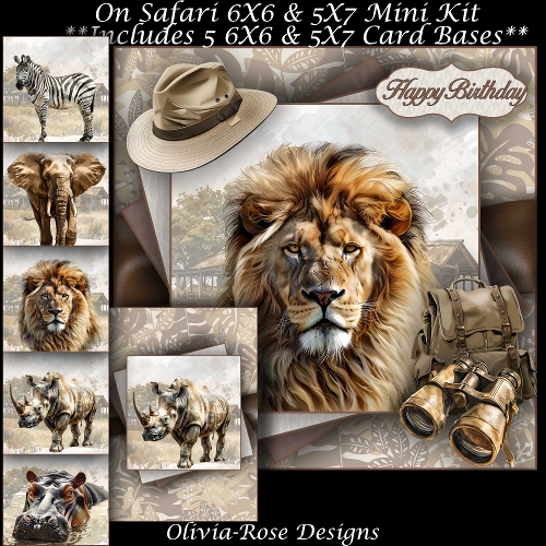 Safari Mini Kit - CUP1363919_104105 | Craftsuprint