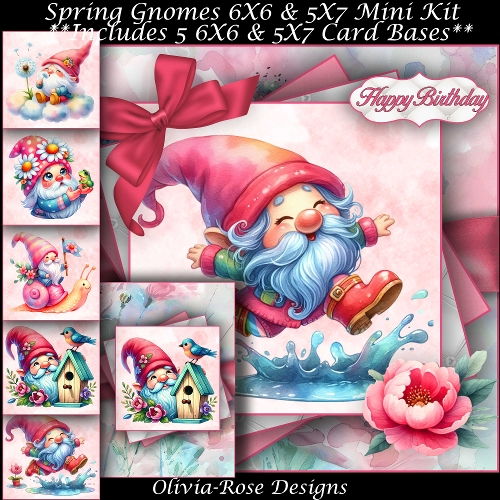 Spring Gnomes Mini Kit - CUP1365465_104105 | Craftsuprint