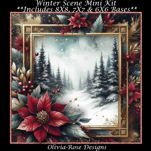 Winter Scene Mini Kit - CUP1378355_104105 | Craftsuprint