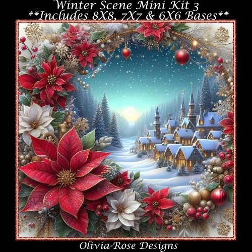 Winter Scene Mini Kit 3 - CUP1378390_104105 | Craftsuprint