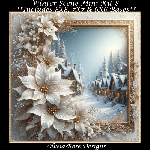 Winter Scene Mini Kit 8 - CUP1378622_104105 | Craftsuprint