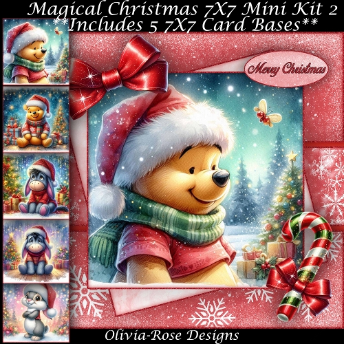 Magical Christmas Mini Kit 2 7X7 - CUP1384819_104105 | Craftsuprint