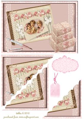 My Floral Journal Wavy Corner Stacker - CUP114965_708 | Craftsuprint