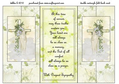 With Sympathy Double Rectangle Fold Back Card - CUP139362_708 ...