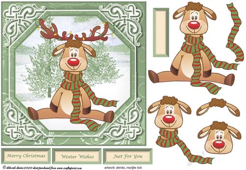Silly Rudolf - CUP1125568_613 | Craftsuprint
