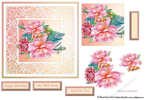 Lacy Framed Florals - CUP1143635_613 | Craftsuprint