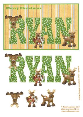 Merry Christmas Ryan - CUP160386_613 | Craftsuprint