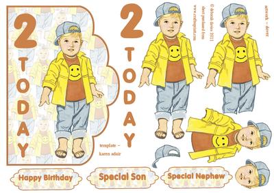 2 Today Cute Boy - CUP180831_613 | Craftsuprint