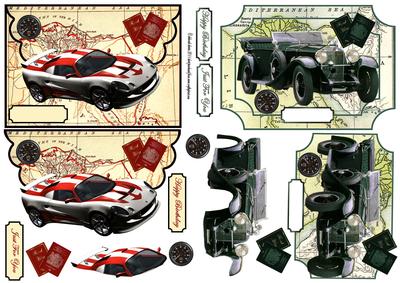 Duo Car Cards - CUP305699_613 | Craftsuprint