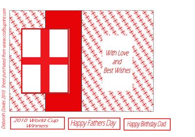 England Cut N Fold - CUP62754_613 | Craftsuprint