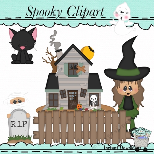 Spooky Clip Art - CUP824640_43589 | Craftsuprint