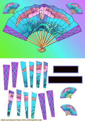 Flamingo Fan - CUP144789_688 | Craftsuprint