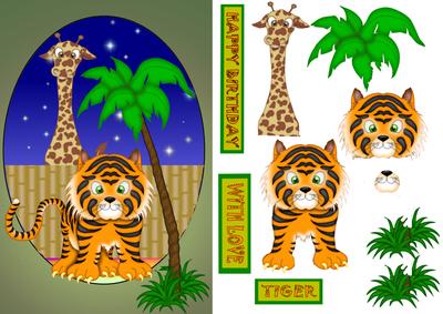Tiger Tiger - CUP155646_688 | Craftsuprint