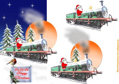 Santa Express 1 - CUP253809_688 | Craftsuprint