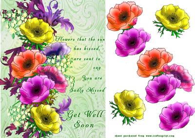 Spring Flowers Get Well - CUP404838_688 | Craftsuprint