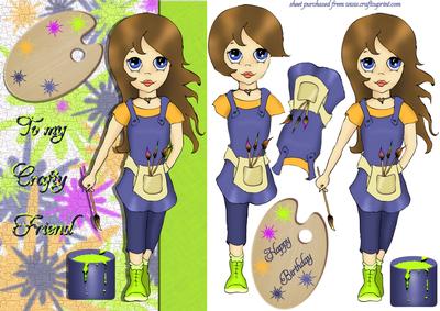 Crafty Friend - CUP522449_688 | Craftsuprint