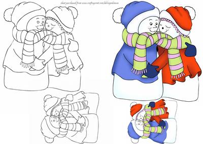 Snowfriends - CUP640749_688 | Craftsuprint